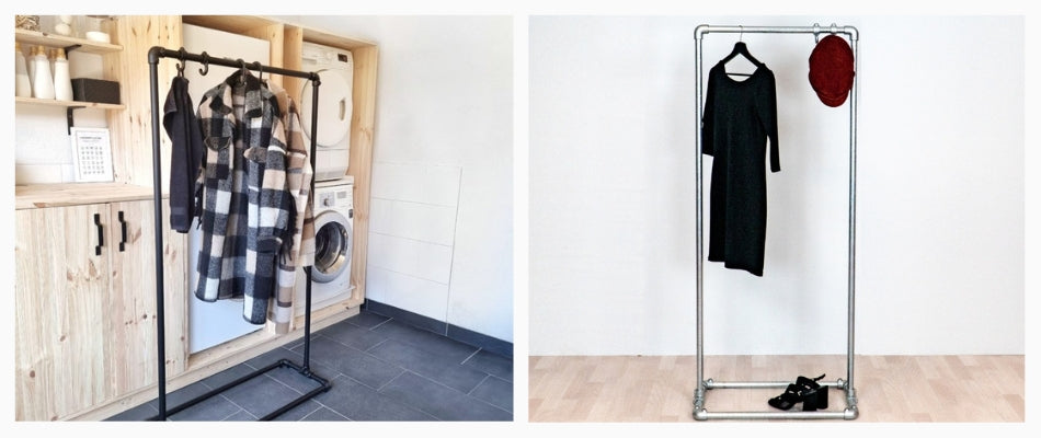 How to Build a Clothing Rack from key clamps | Keyclampshop.co.uk