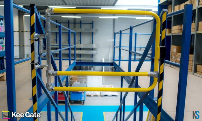 Self Closing Safety Gate - Single - Powdercoated - Kee Gate