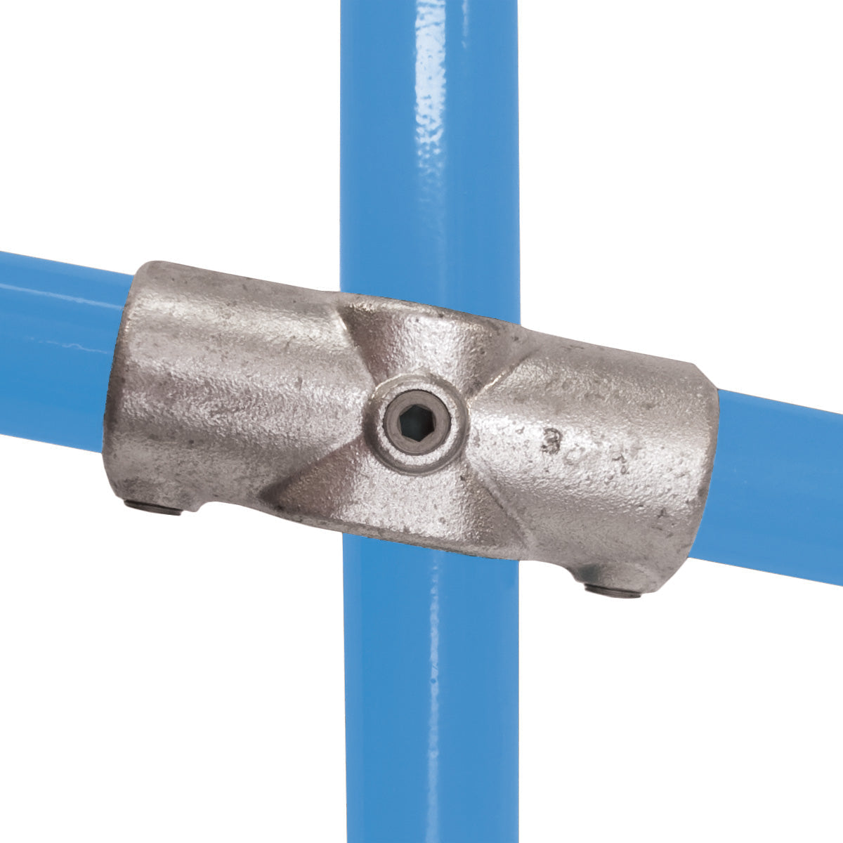 Sloped 2 Socket Cross (0° to 11°) (42.4 mm) - tube clamps